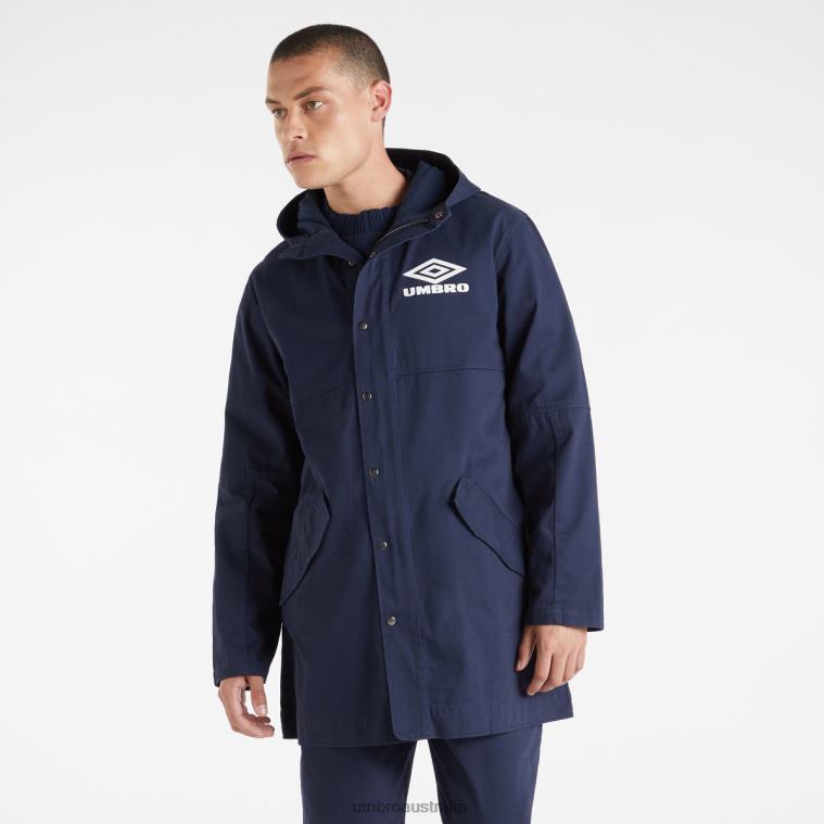 Umbro Clothing Dark Navy Men Drill Parka 04D8T232 [04D8T232] : Umbro ...