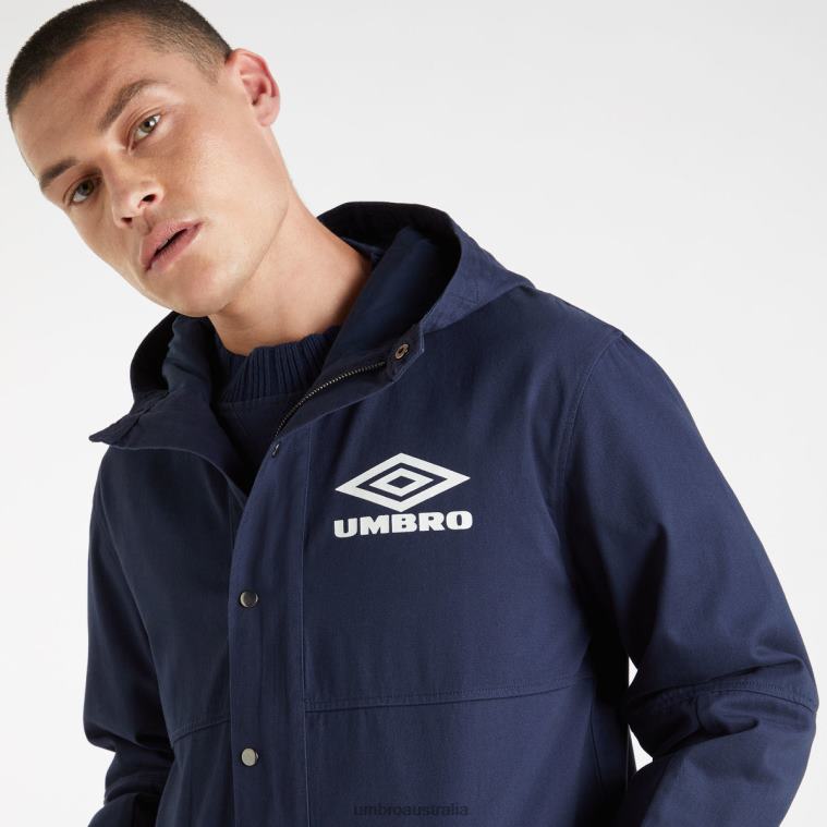 Umbro Clothing Dark Navy Men Drill Parka 04D8T232 [04D8T232] : Umbro ...