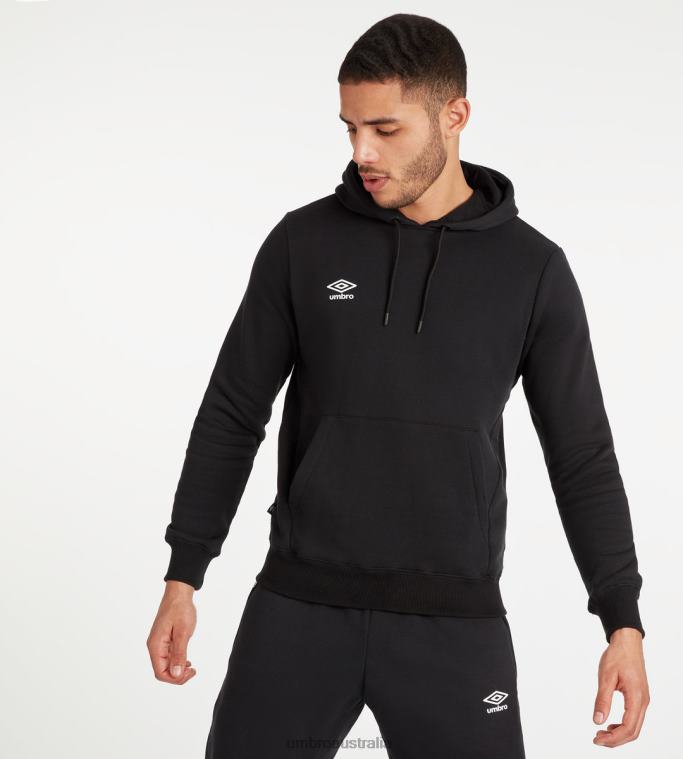 Umbro Clothing Black/White Men Club Leisure Hoody 04D8T129 [04D8T129 ...
