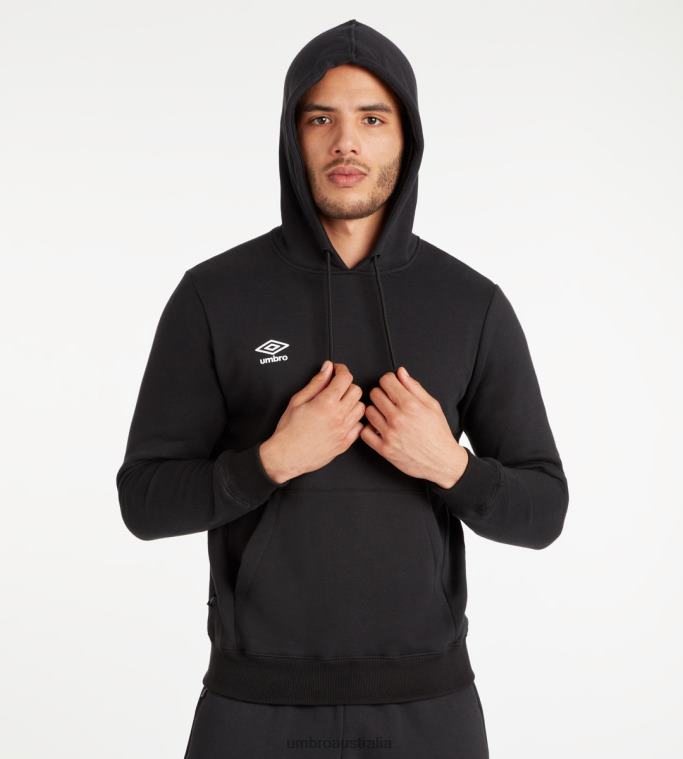 Umbro Clothing Black/White Men Club Leisure Hoody 04D8T129 [04D8T129 ...